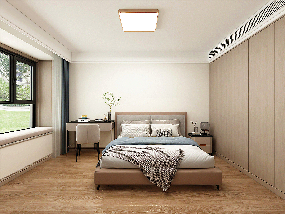 泰安望岳园小区131平新中式风格装饰设计效果图案例_泰安尚城装饰-站酷ZCOOL