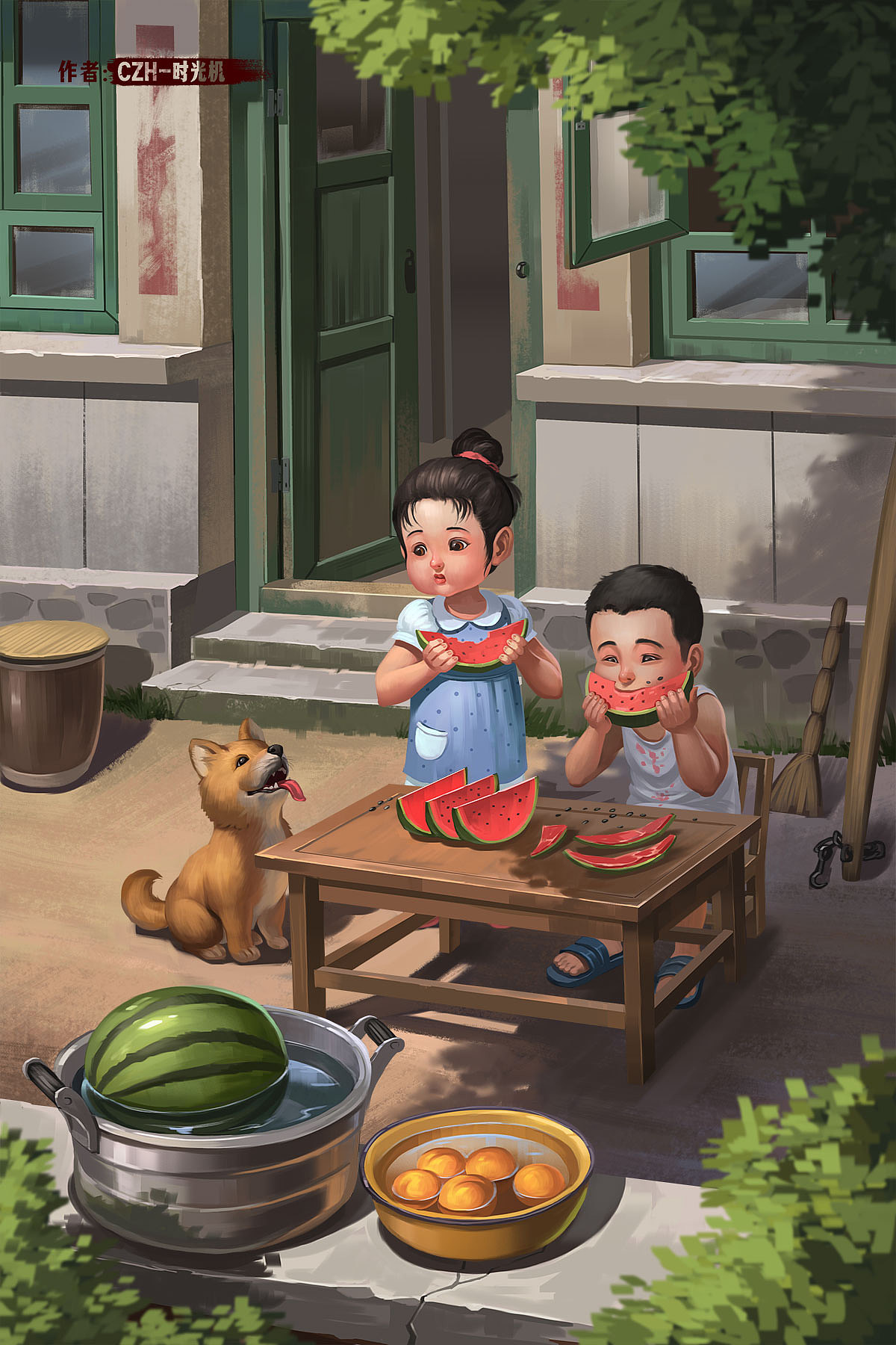 童年回忆 盛夏系列9图系列合集_CZH-时光机-站酷ZCOOL