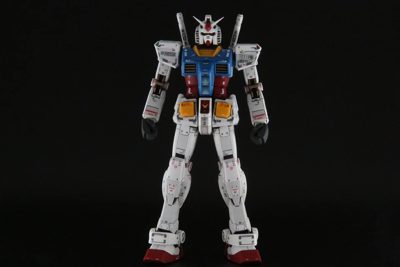 万代RG RX-78-2 元祖高达 拼装 拍摄 作品_杜肚Dudu-站酷ZCOOL