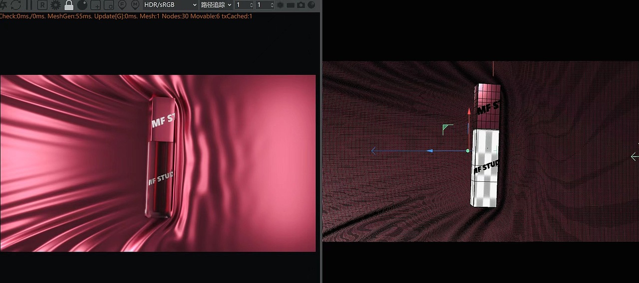 前后耗时20天！一个C4D美妆动画_C4D产品动画阿步-站酷ZCOOL