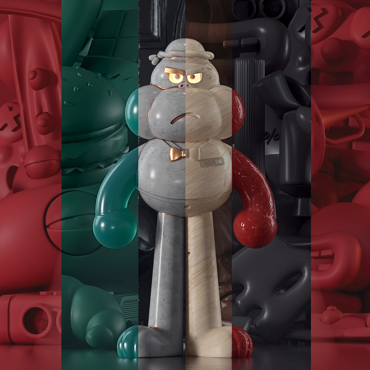 玩具设计（Say No Monkey ）_谢法-站酷ZCOOL