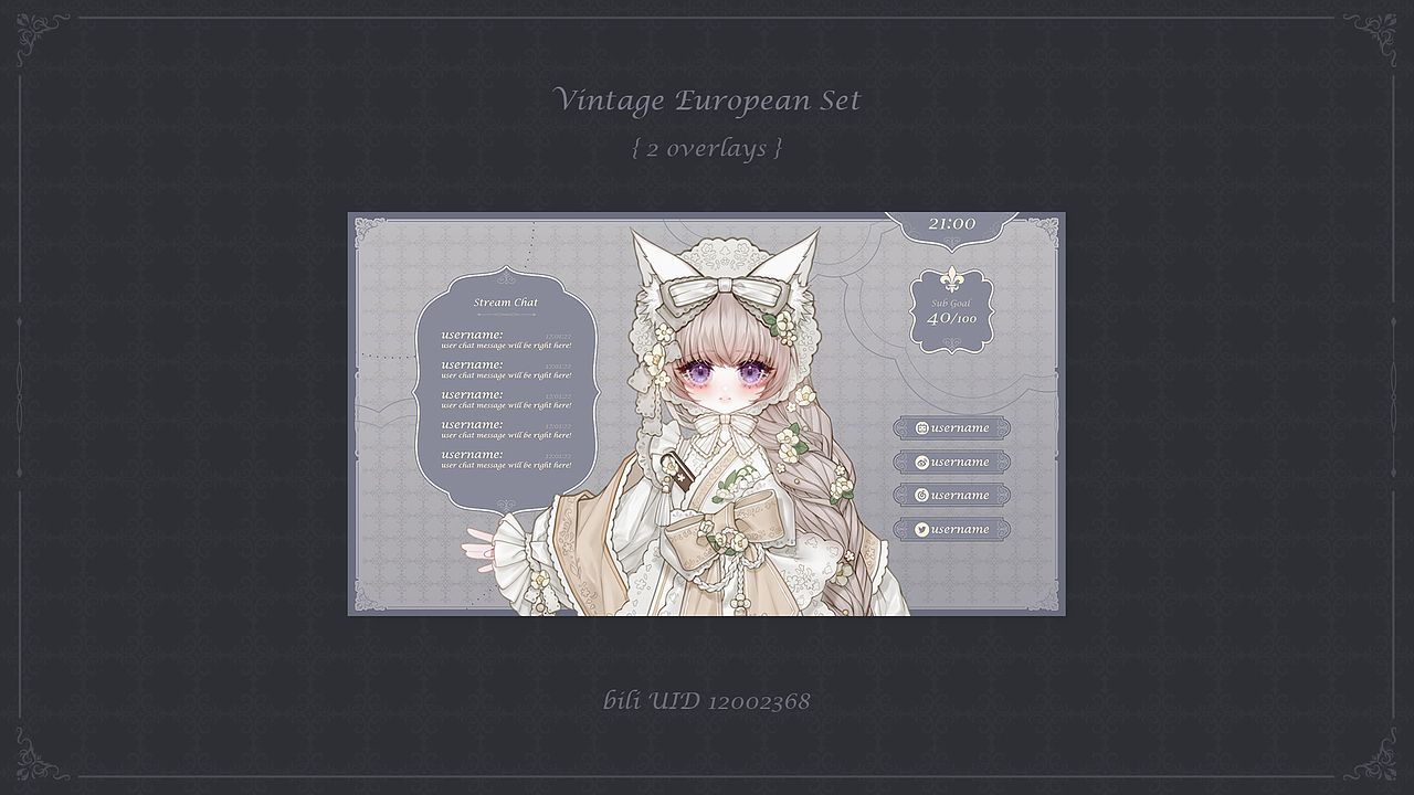 近期Vtuber直播间UI设计 截至2023年2月_珊骨Miko-站酷ZCOOL