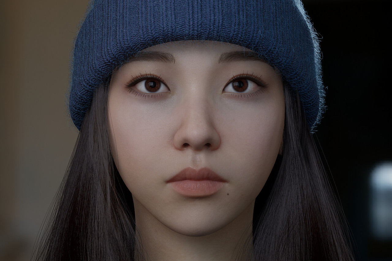 超写实数字人展示，UE引擎，可以直播！_创新晟立技术团队-站酷ZCOOL