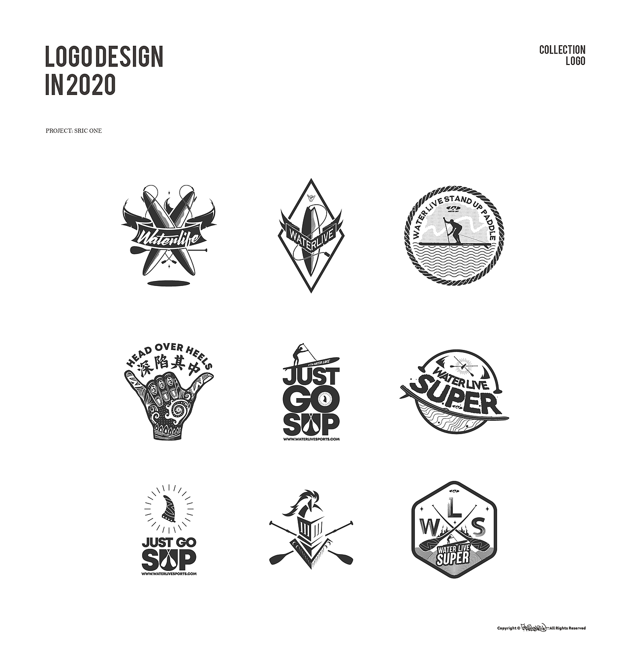 标志设计/沙滩文化Logos Collection_SRICONE-站酷ZCOOL