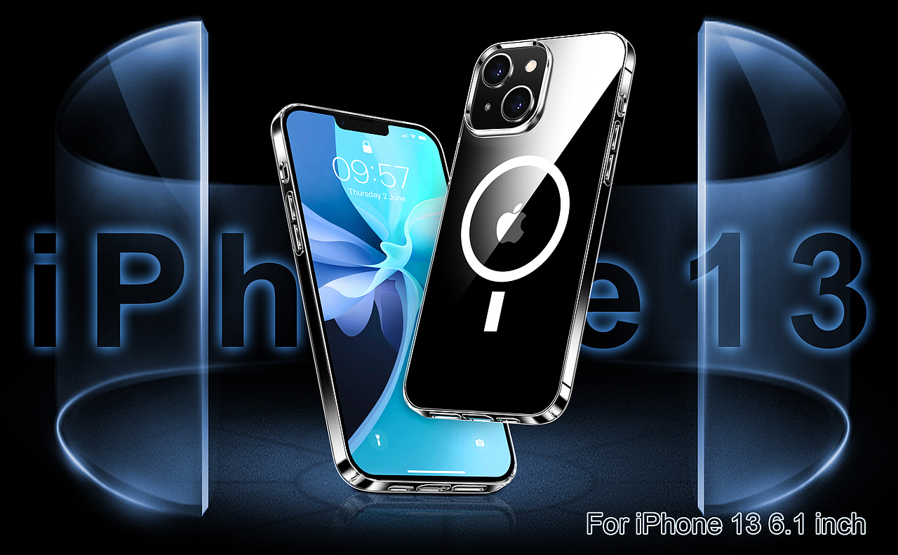 亚马逊 - iPhone13 磁吸透明手机壳 A+_TvemiD9-站酷ZCOOL