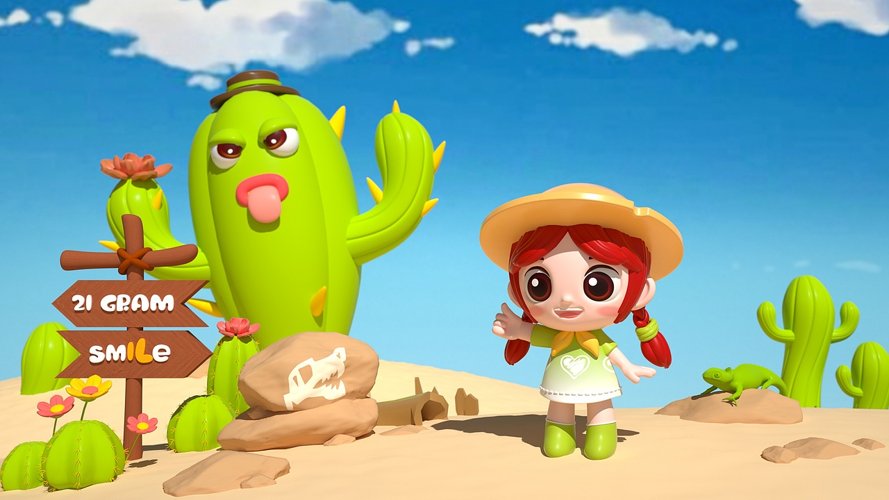 生鲜小男孩小女孩卡通吉祥物_21g瑞宝-站酷ZCOOL