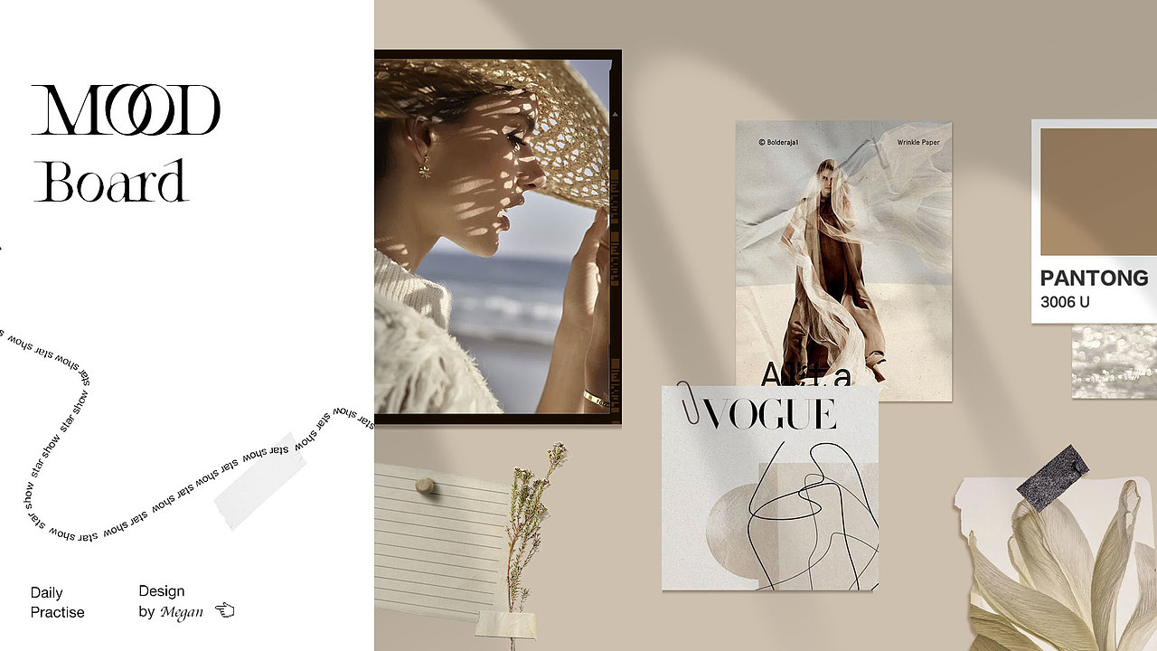 # 这样吧，为了督促学习，每天上传一张Mood board_晴晴晴空-站酷ZCOOL