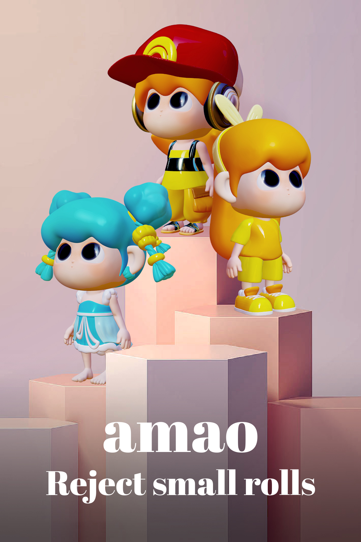 拒小卷/角色IP创意设计_不是喂amao-站酷ZCOOL