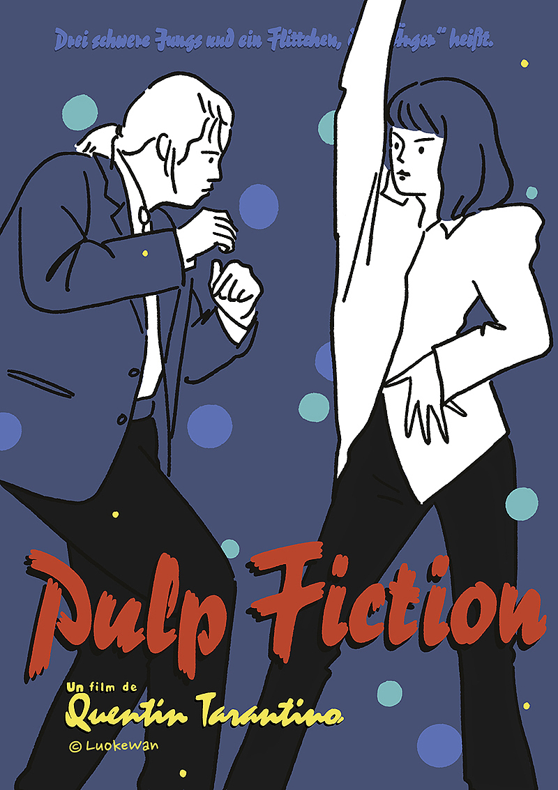 原创手绘插画电影海报（四）_LuokeWan-站酷ZCOOL