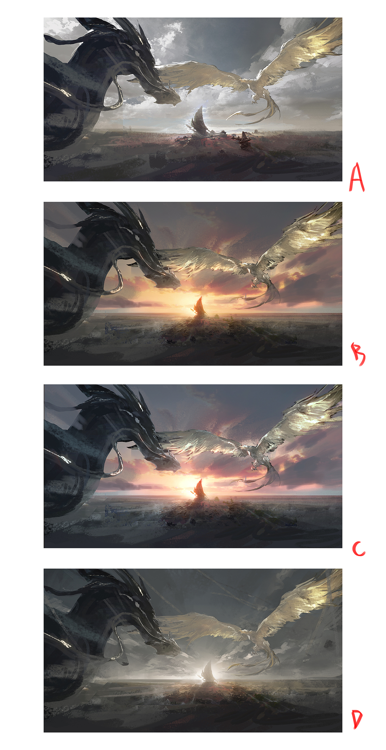 Leo x 永劫无间 · 周年庆kv_不想当画家的Leo-站酷ZCOOL