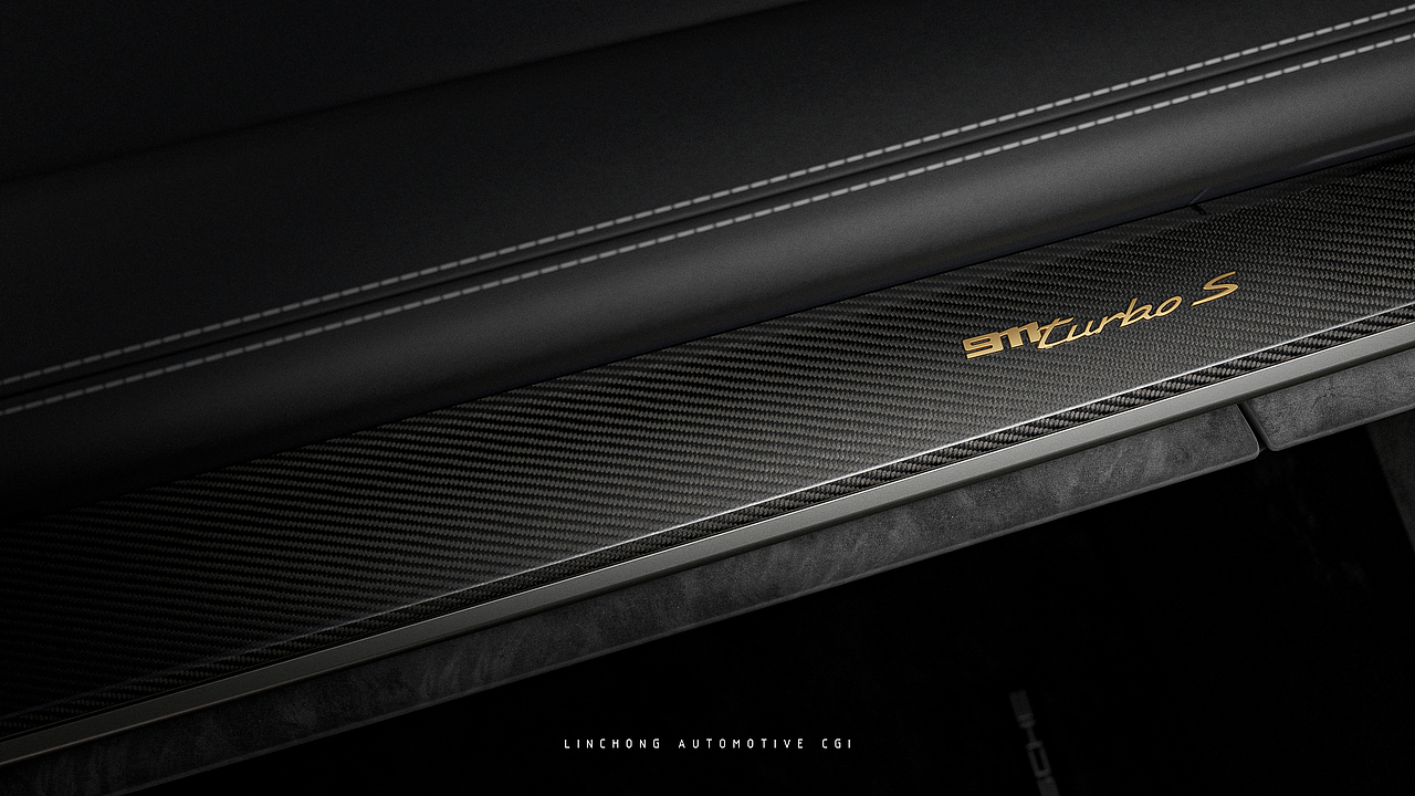 CGI Porsche 911 Turbo S_Tommy_林冲-站酷ZCOOL