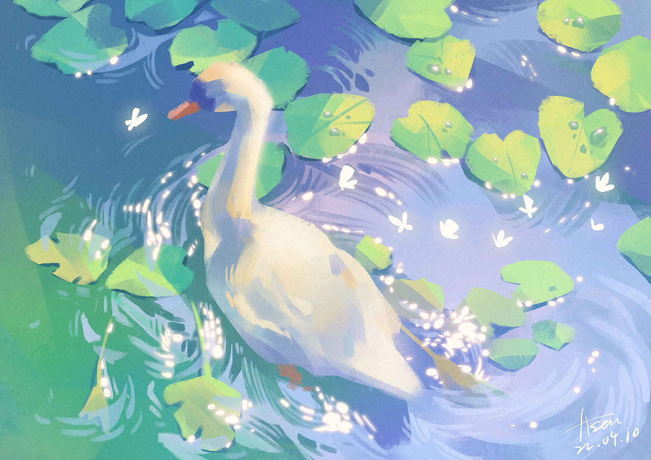 【色彩速涂】水+透明质感练习50图_阿森Asen-站酷ZCOOL