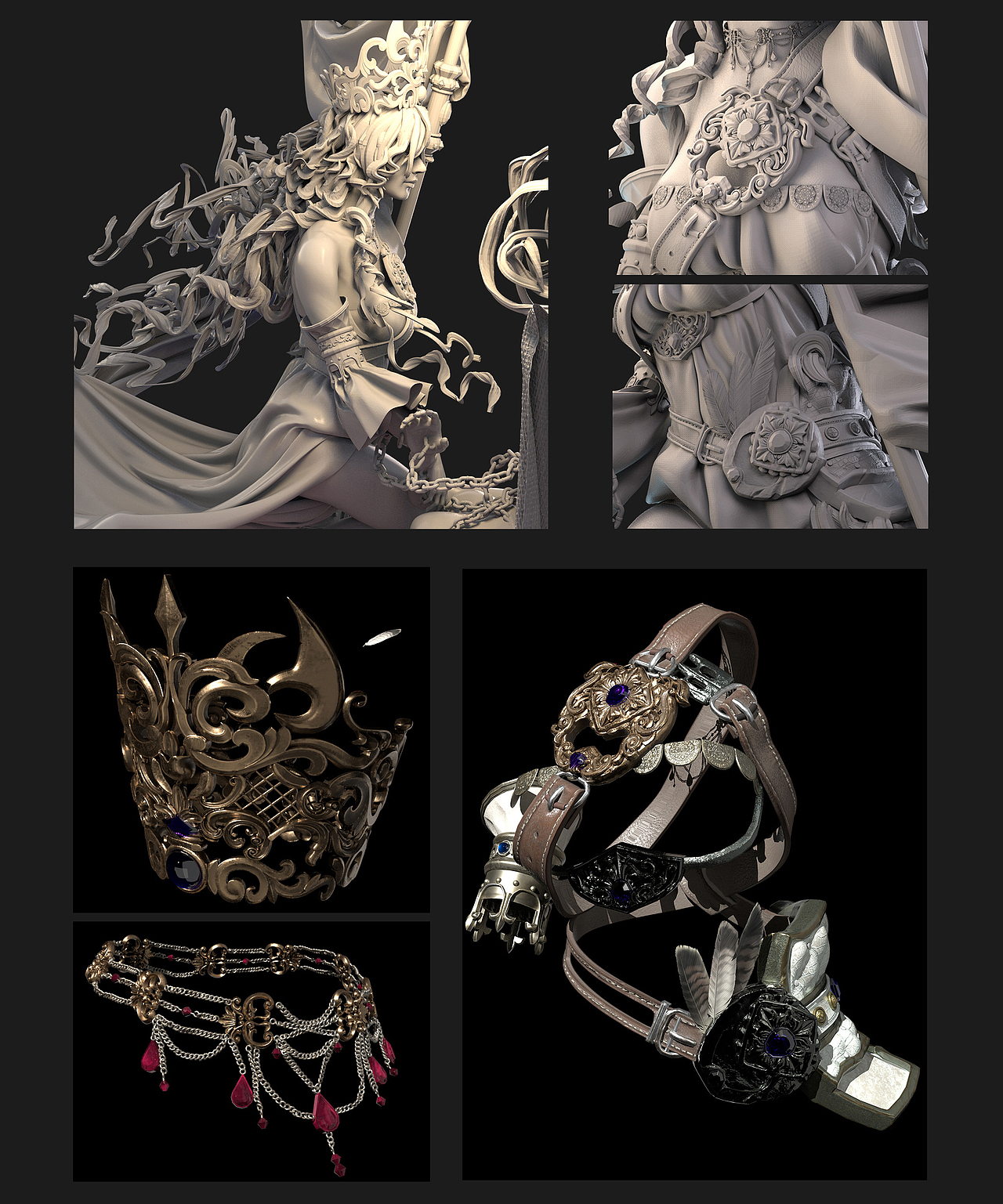 【学生作品】张宝月 --《Mirror of the world》_巧课力CGmomo-站酷ZCOOL