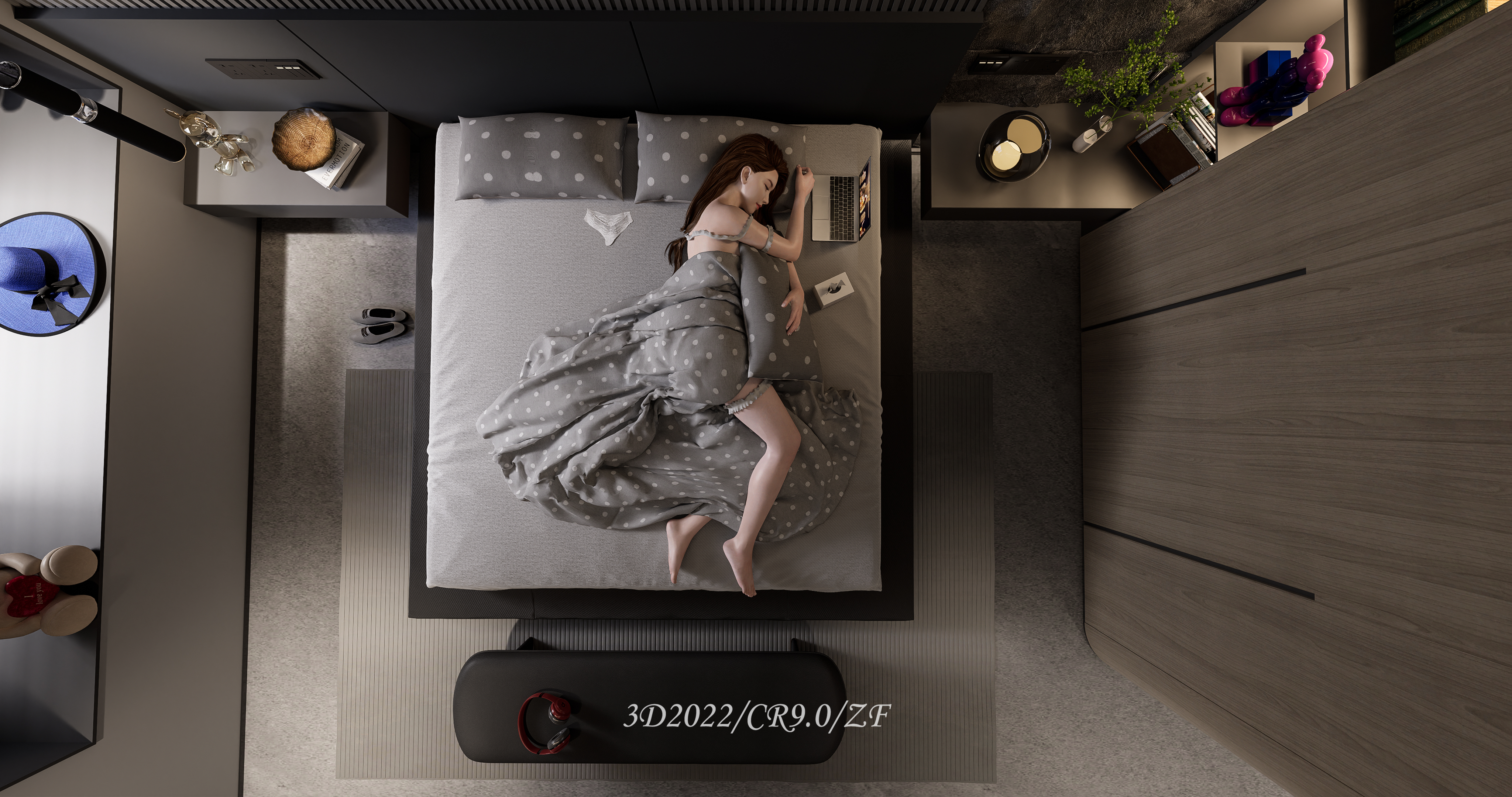 D5练习卧室_忆南zf-站酷ZCOOL