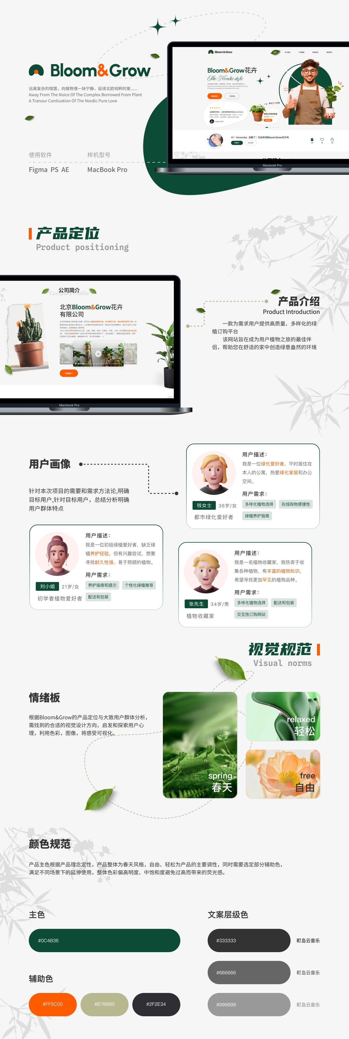 《Bloom&Grow》官网_Voicenotes-站酷ZCOOL