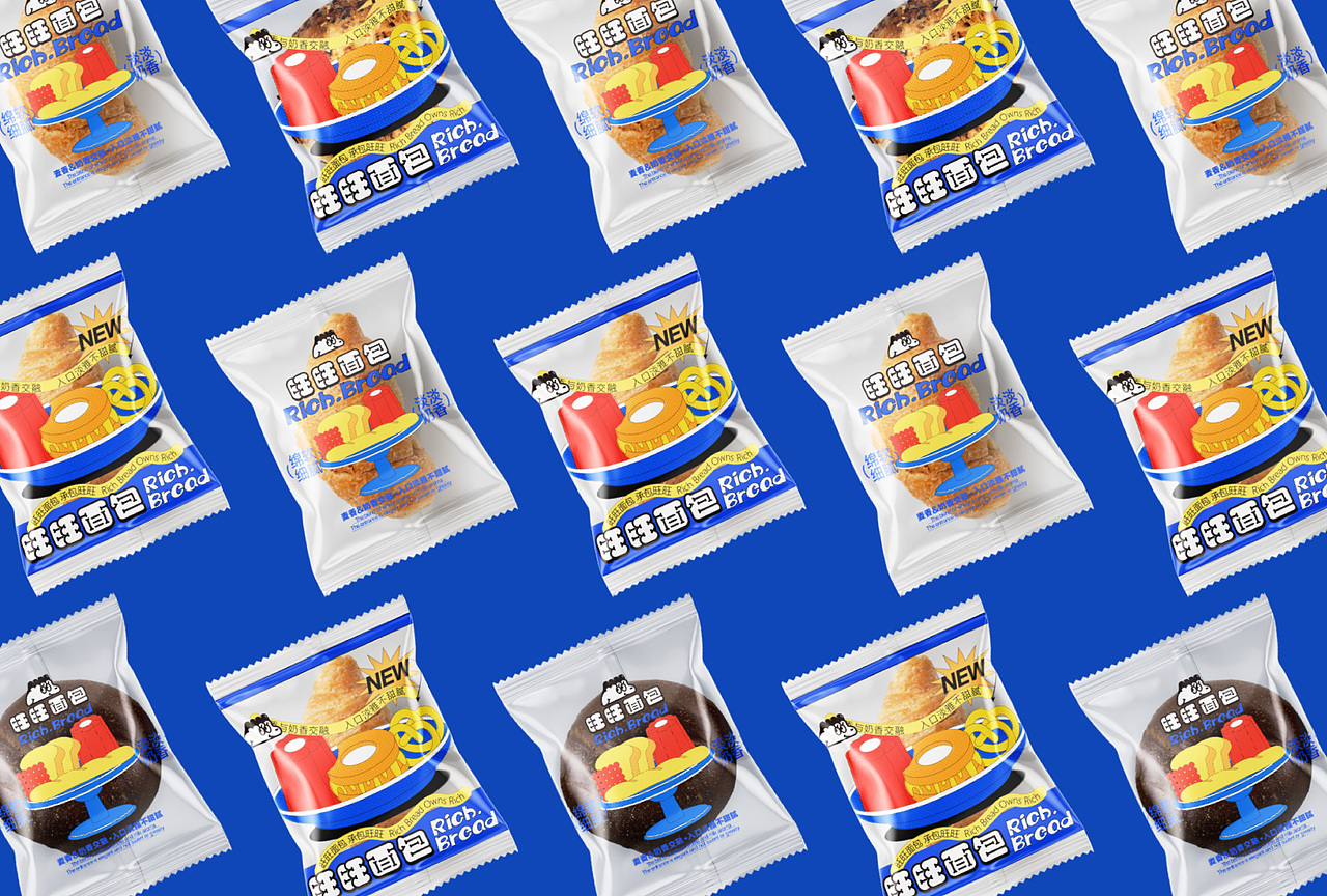 旺旺面包 RICH.BREAD丨烘焙品牌设计_冷霧Wisdom-站酷ZCOOL
