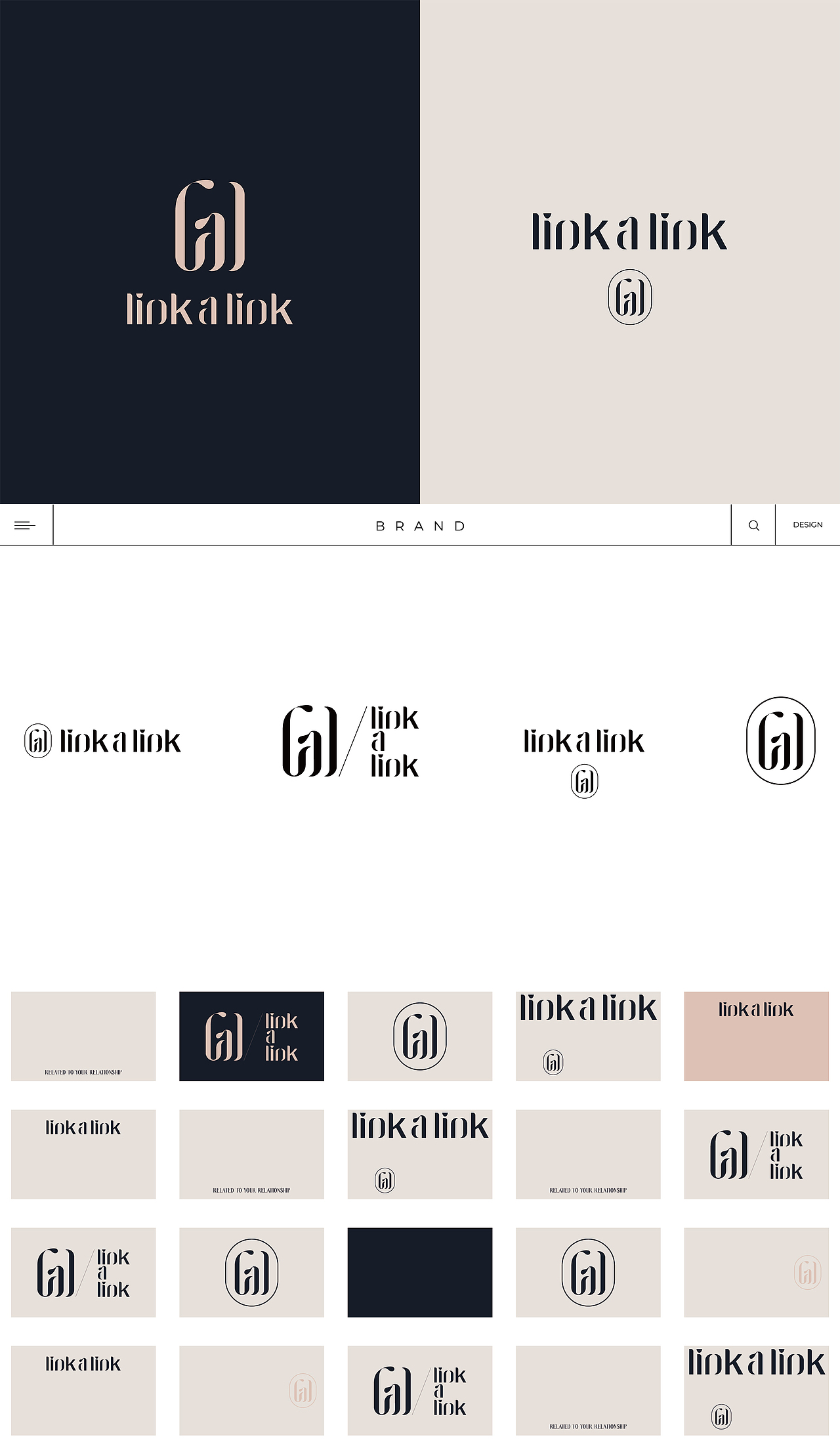 LINKLINK服装品牌全案策划 女性品牌VI设计 服装VI _hellolinkdesign-站酷ZCOOL