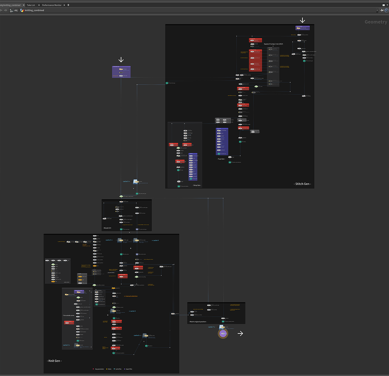 布料雕刻 & Houdini 针织研究_M_Ski-站酷ZCOOL