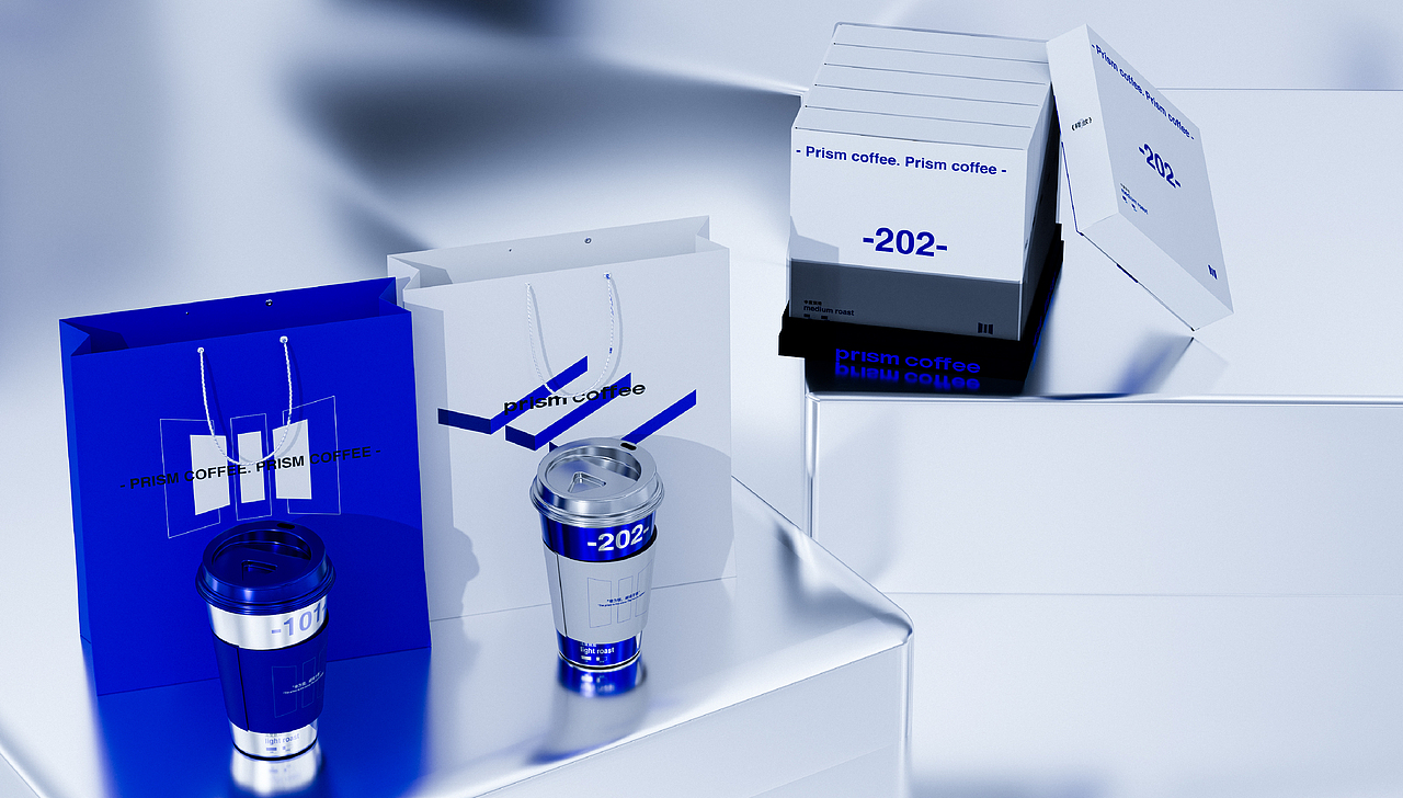 Prism Coffee 棱镜咖啡 | 品牌包装全案_肥蓝橙-站酷ZCOOL