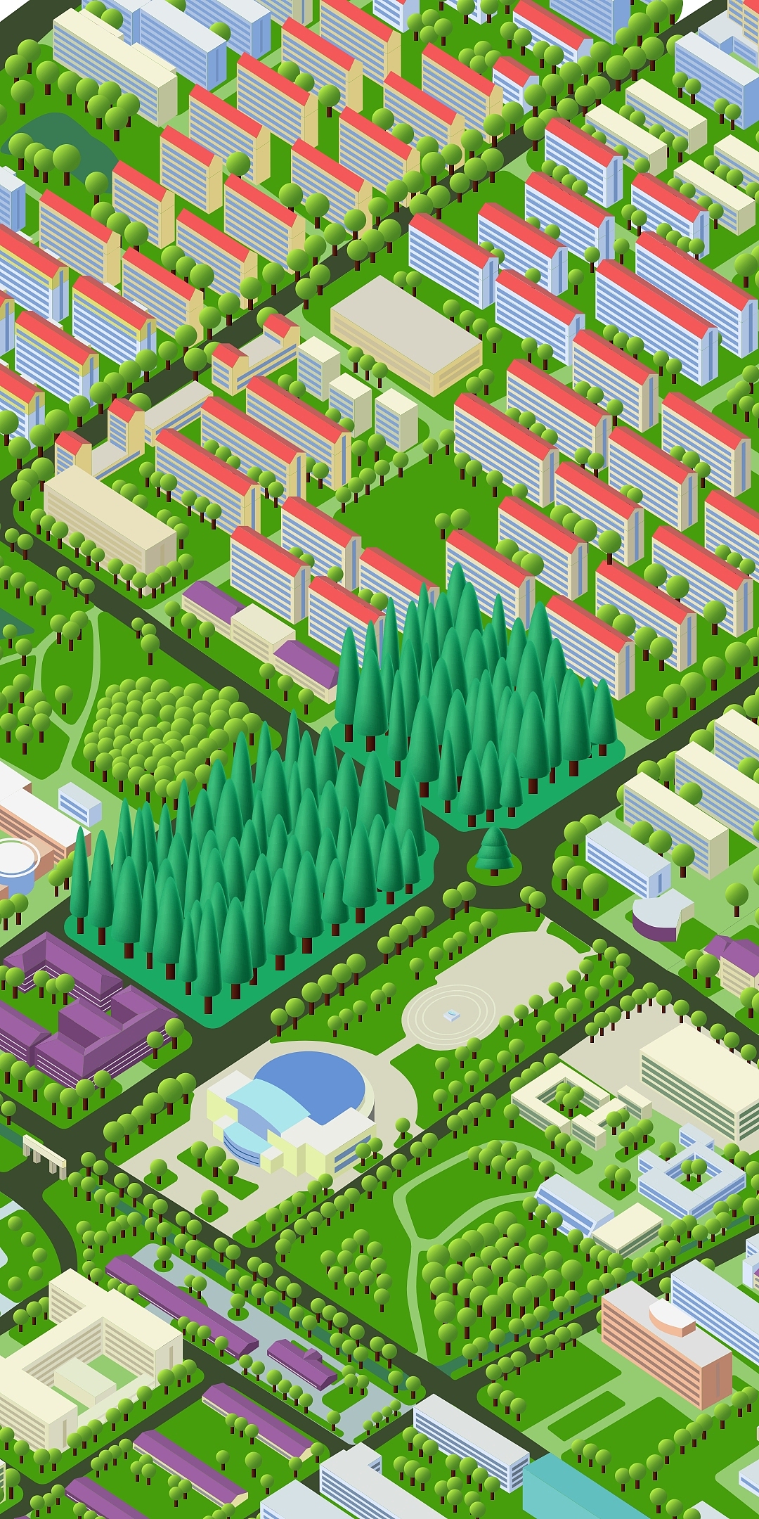 南京理工大学2.5D校园地图_Jerry4846662333-站酷ZCOOL