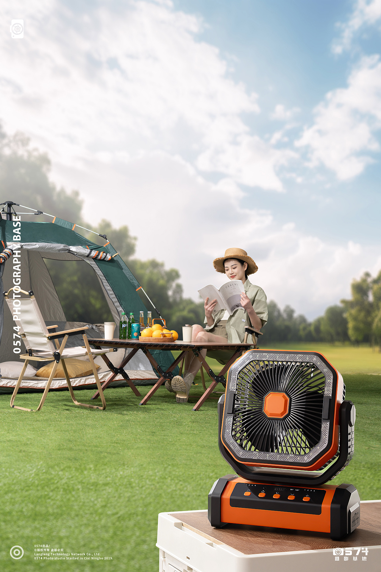 露营用品 | 户外风扇X2 0574摄影基地_0574摄影-站酷ZCOOL