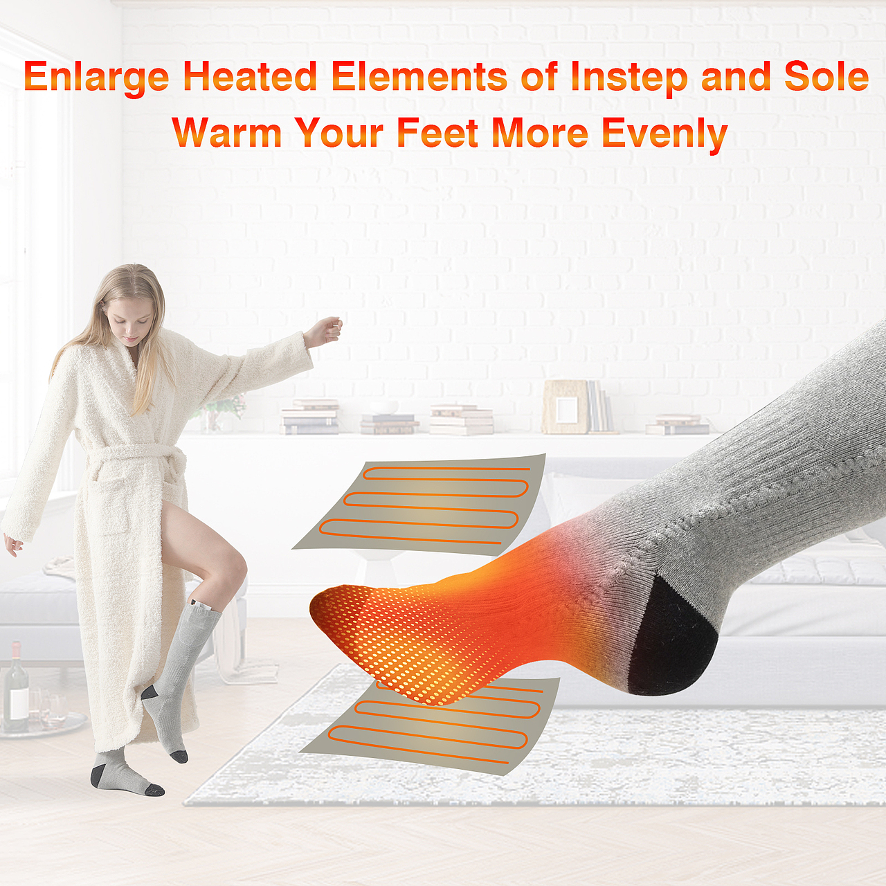 加热袜（拍照精修）_GUYU谷雨-站酷ZCOOL