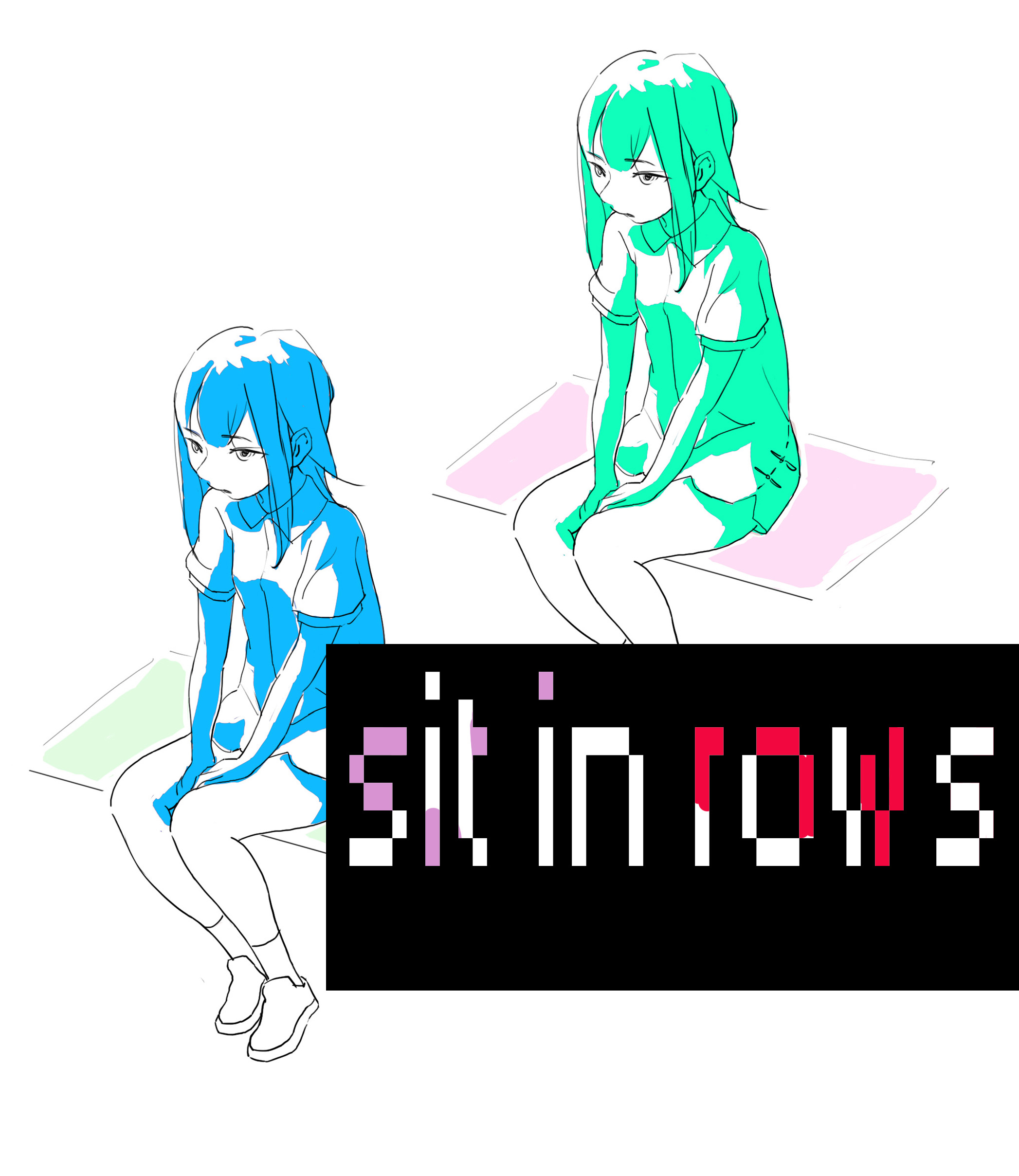 sit in rows_豆干啊啊啊-站酷ZCOOL