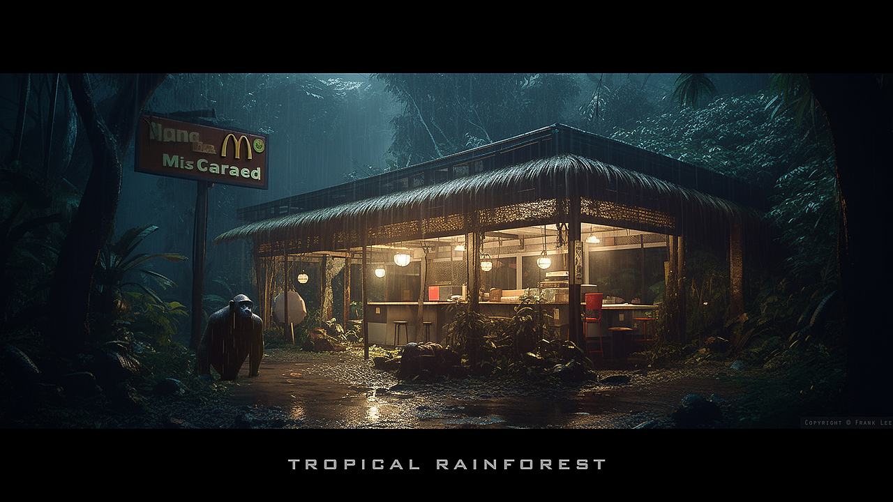 McDonald's everywhere by Midjourney_real_franklee-站酷ZCOOL