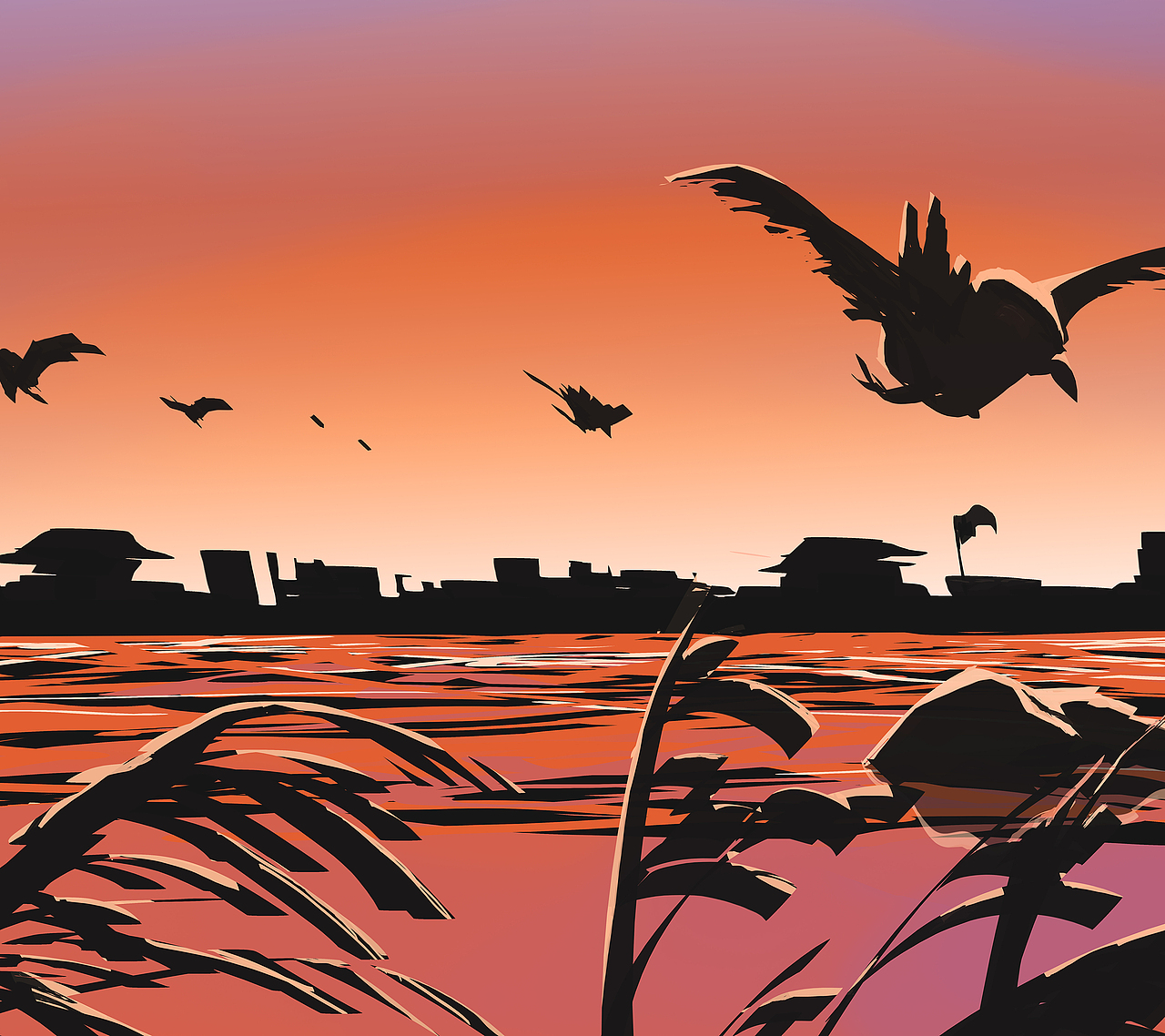 本月参加-乐划锁屏之《亮屏连续性插画组图》的作品_icywork-站酷ZCOOL