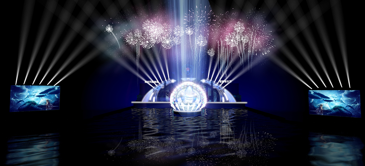 UE4 +MA灯光控台《南京音乐节》舞美预演设计_三皮创意设计波波-站酷ZCOOL