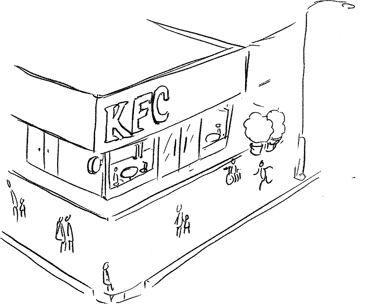 KFC 捐一元 视频绘制_尤四划84-站酷ZCOOL