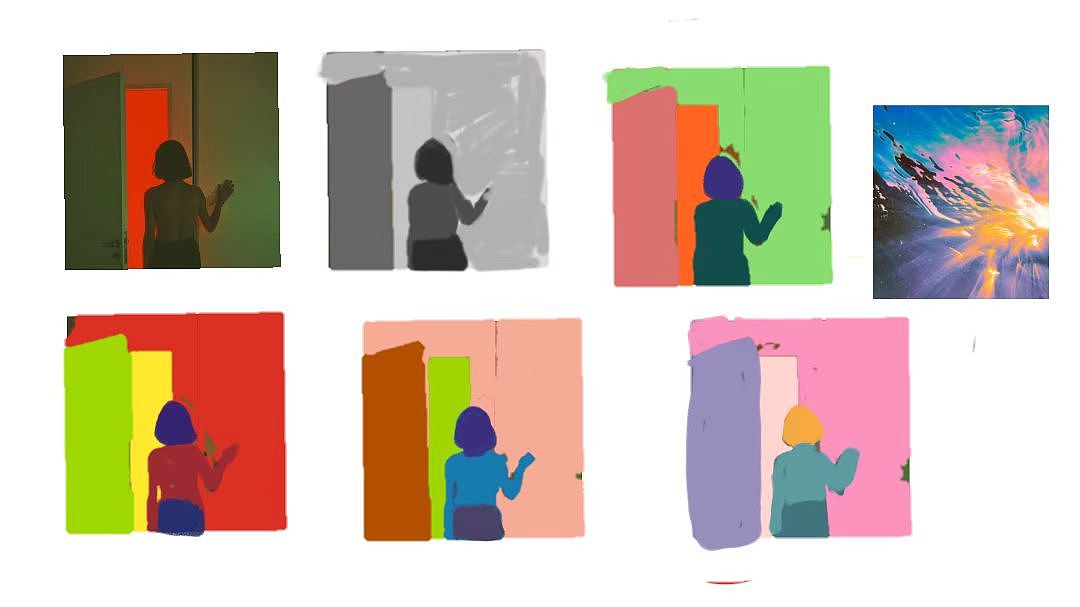 门前女孩_布旦子-站酷ZCOOL