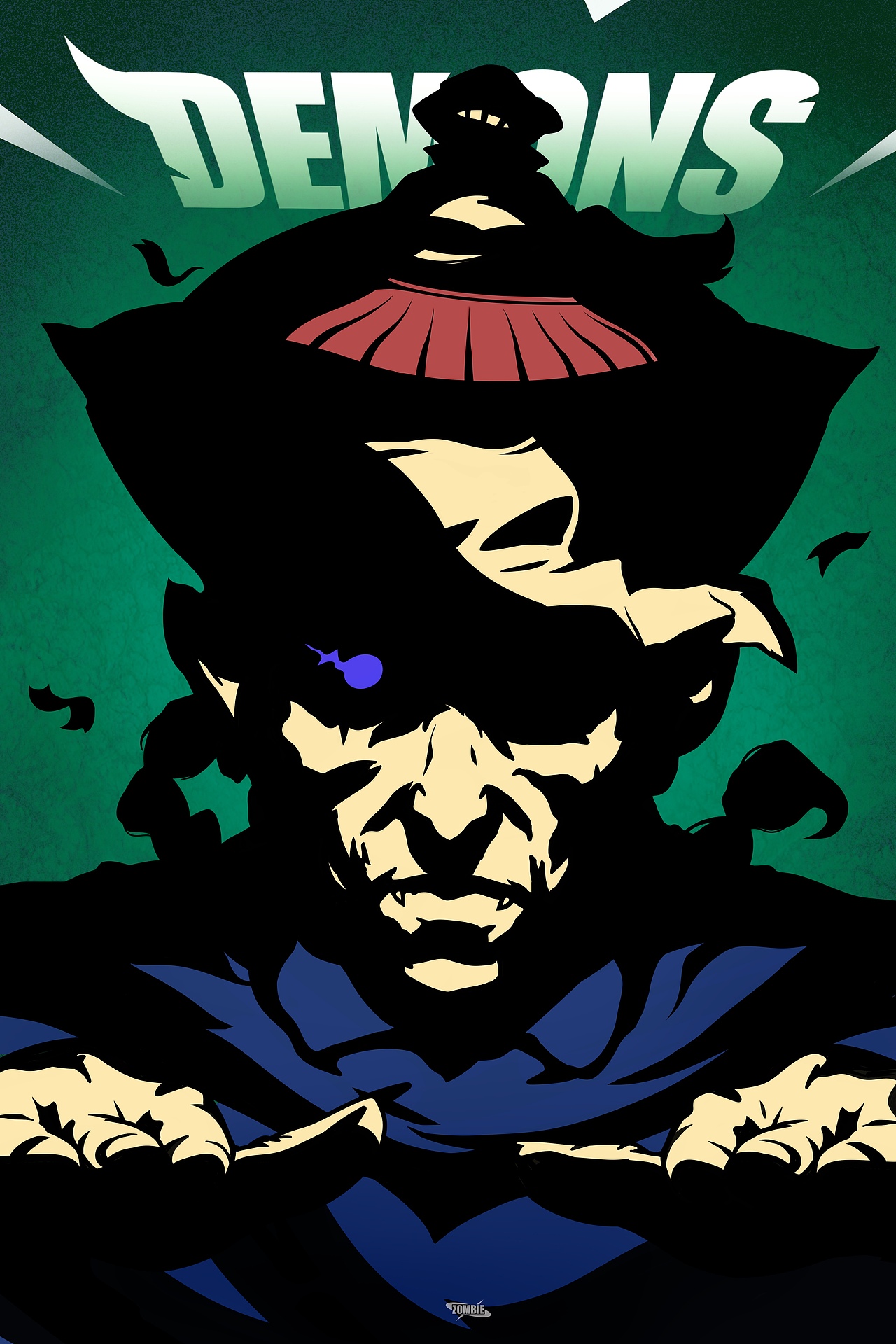 DEMONS-手绘海报_感电木头-站酷ZCOOL