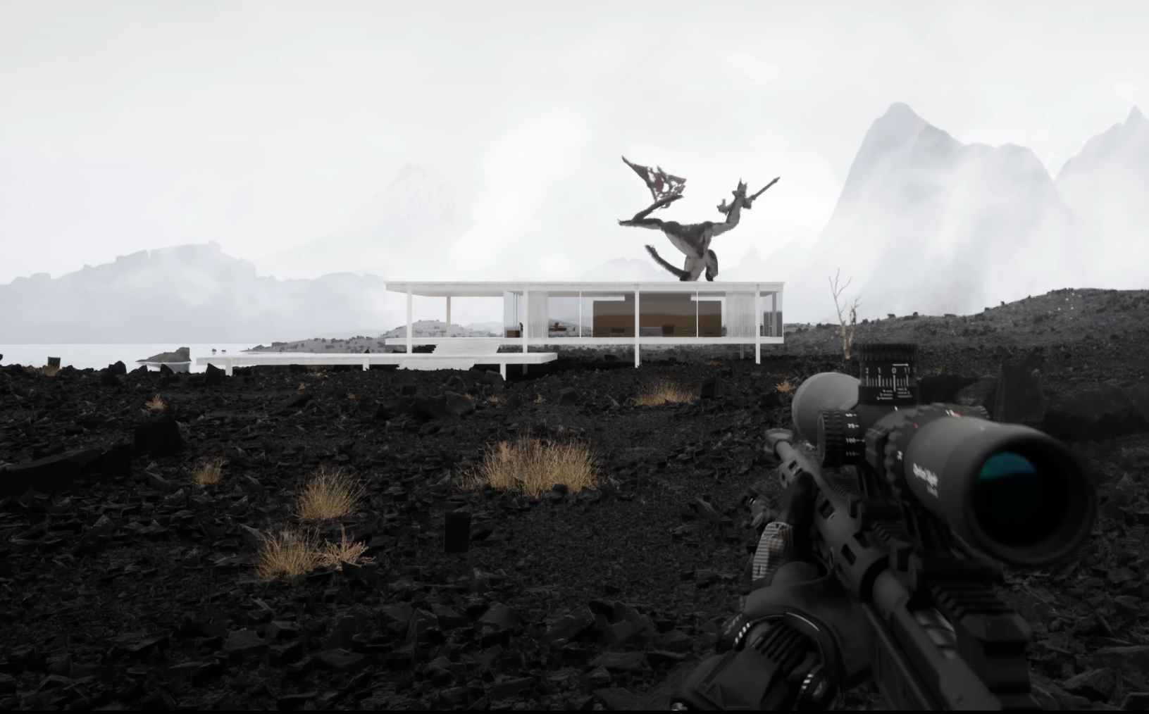 ue5还原范斯沃斯住宅_云上i-站酷ZCOOL