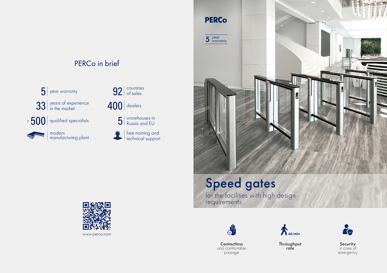 分享 · PERCO快速闸门系列产品画册_云之瀑布-站酷ZCOOL