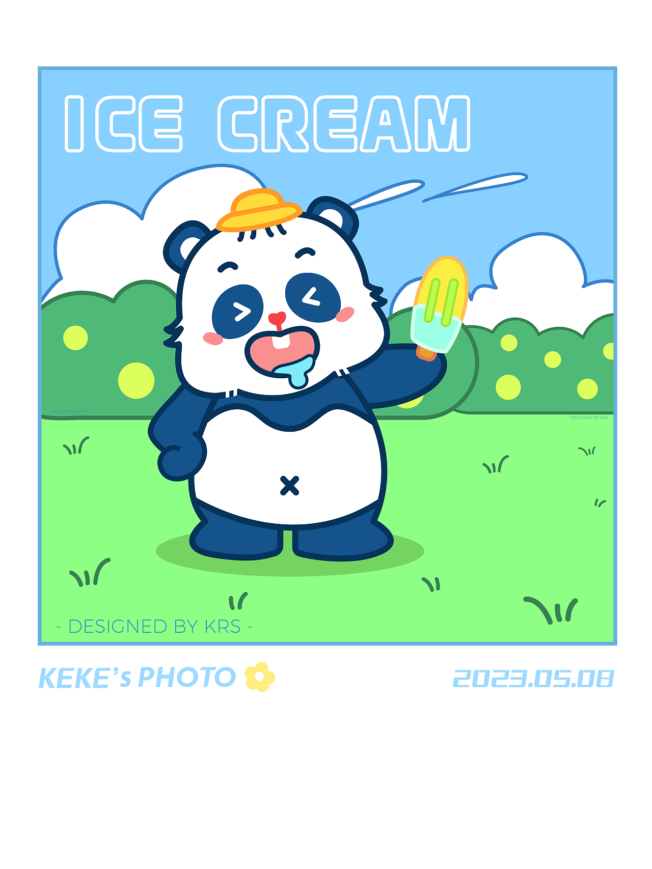 IP设计-熊猫崽KEKE_K柯瑞森-站酷ZCOOL