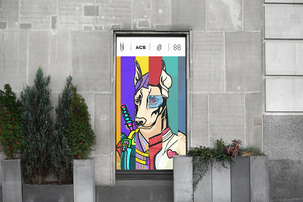 杜宾犬ACE | 数字藏品NFT |潮流IP设计第一弹_刘芮含Ivy-站酷ZCOOL