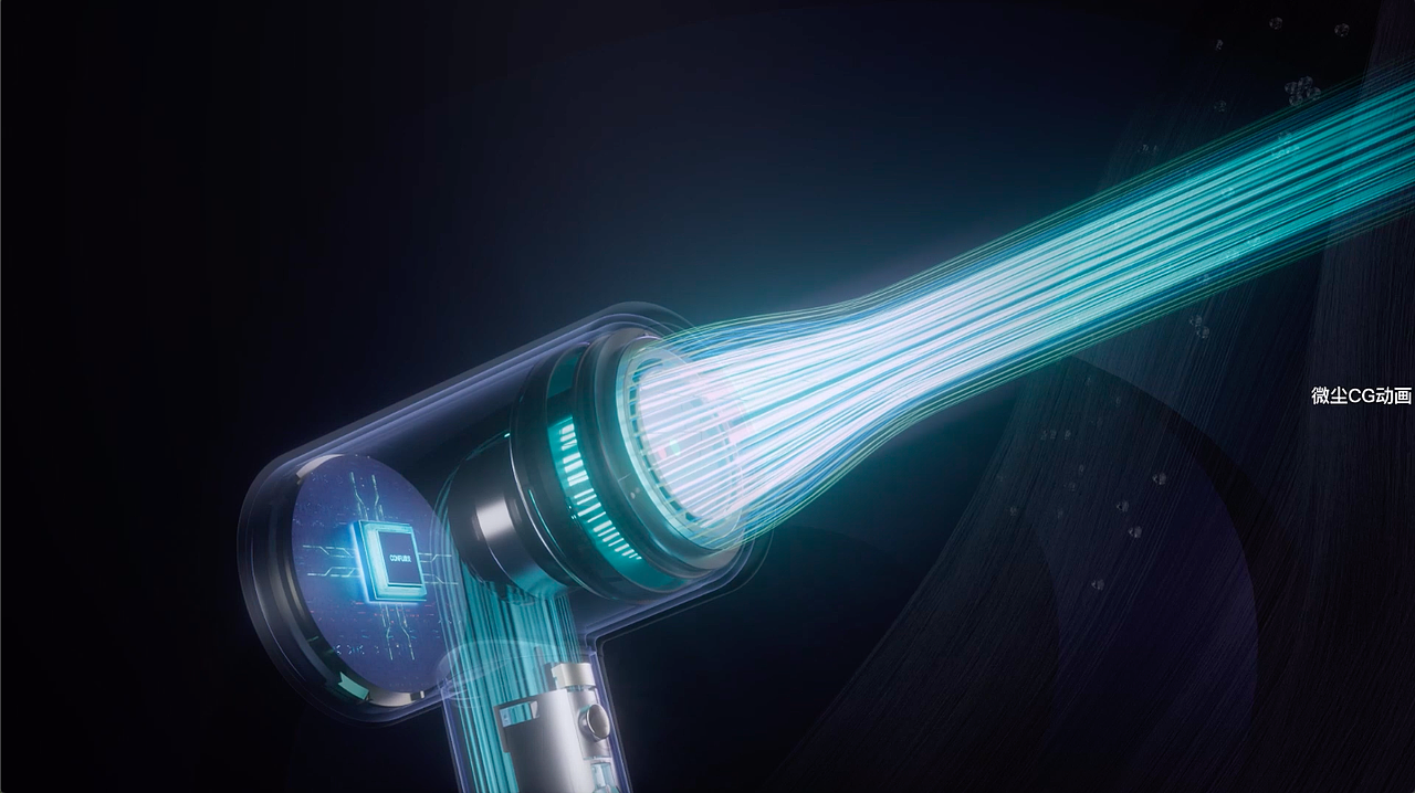 CONFU康夫高速吹风机家用K13负离子养护电吹风_微尘CG动画-站酷ZCOOL