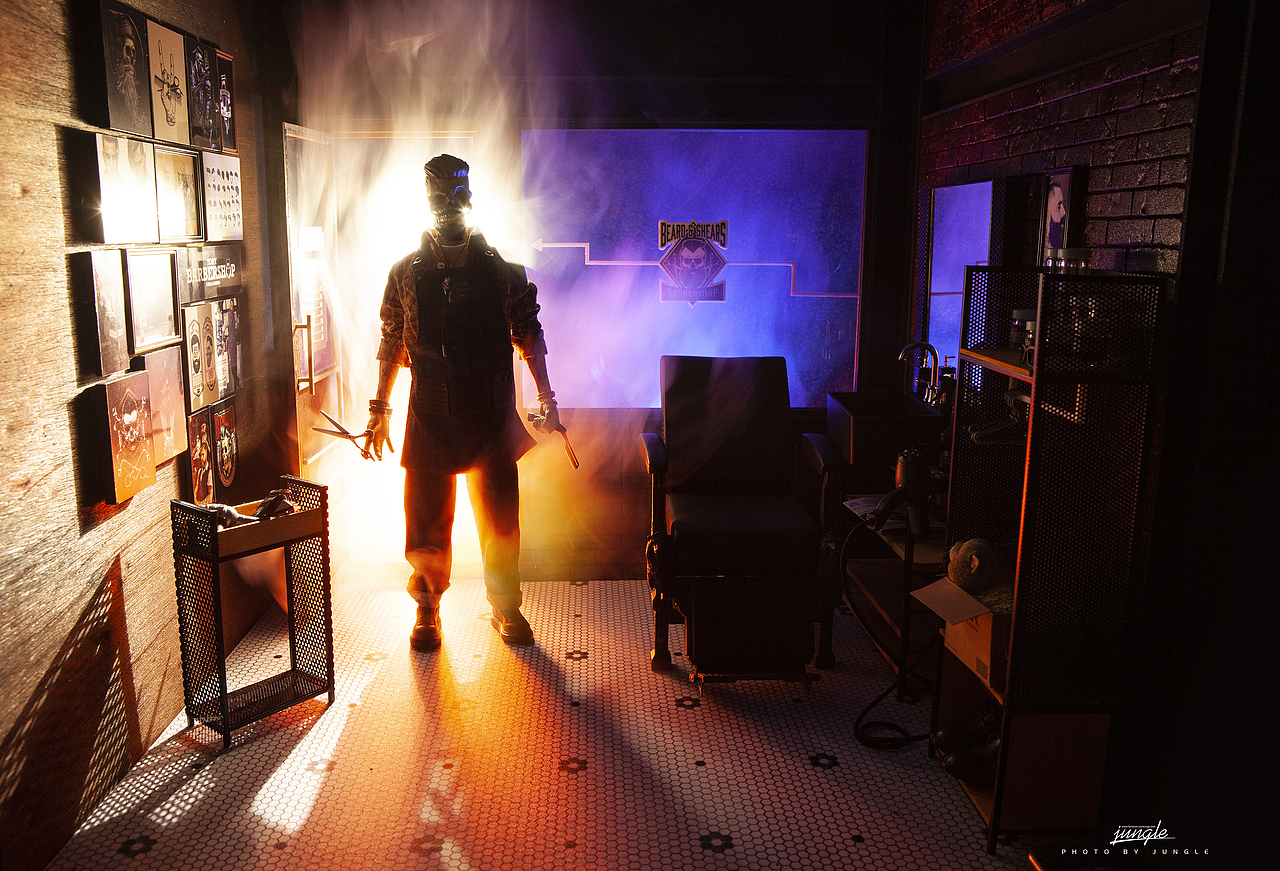 猿行師1/6油頭理髮師Tony_jungleBK13-站酷ZCOOL