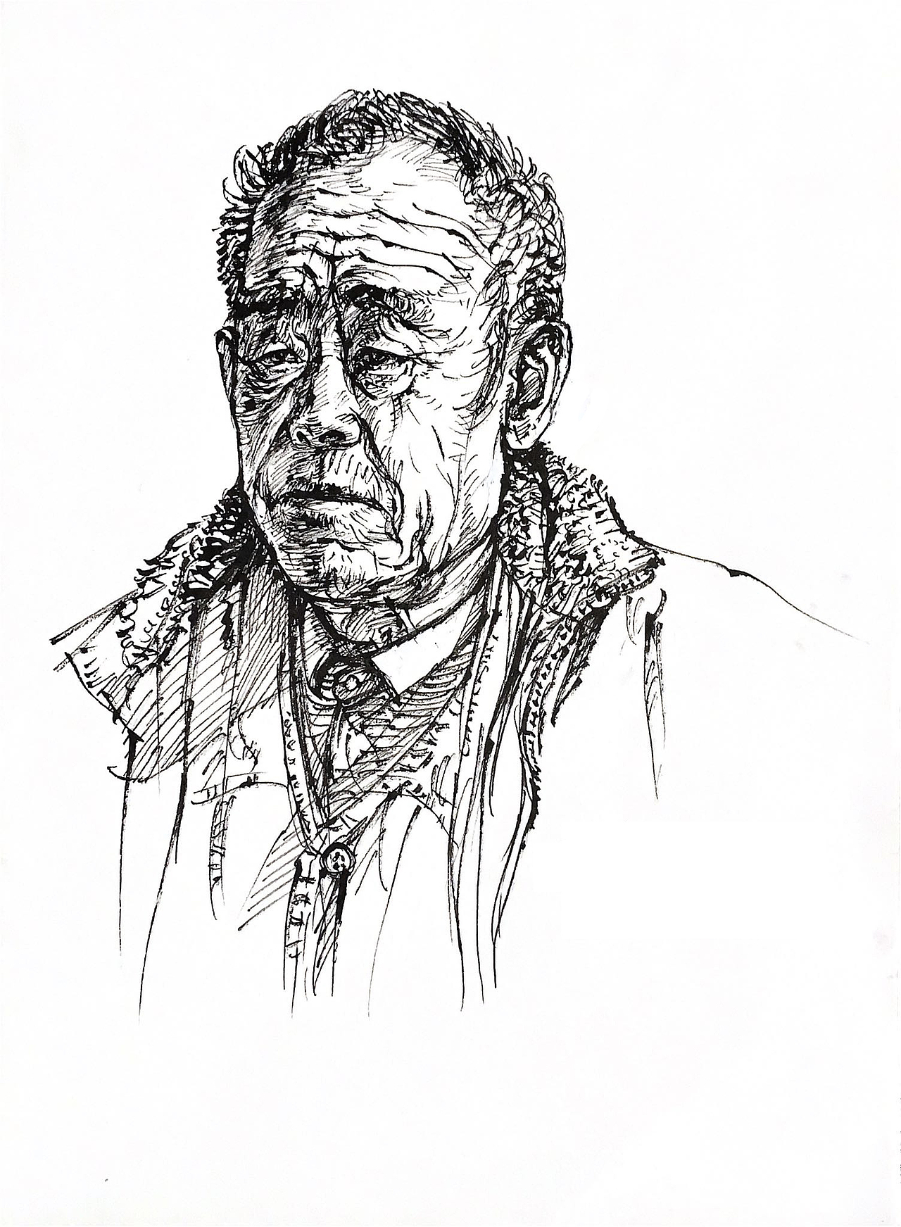 人物头像速写_David老张-站酷ZCOOL