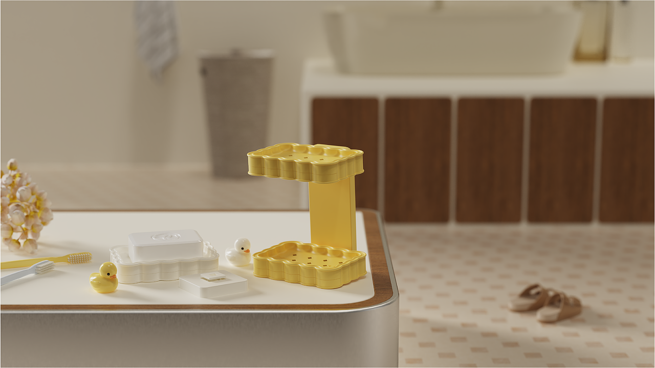 Pon | 饼干皂盒 / Cookie Soap Dish_Pon_-站酷ZCOOL