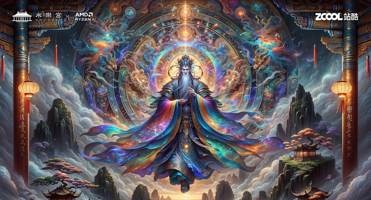 绝对震撼 神话变现实 元始天尊现身人间_rango886-站酷ZCOOL