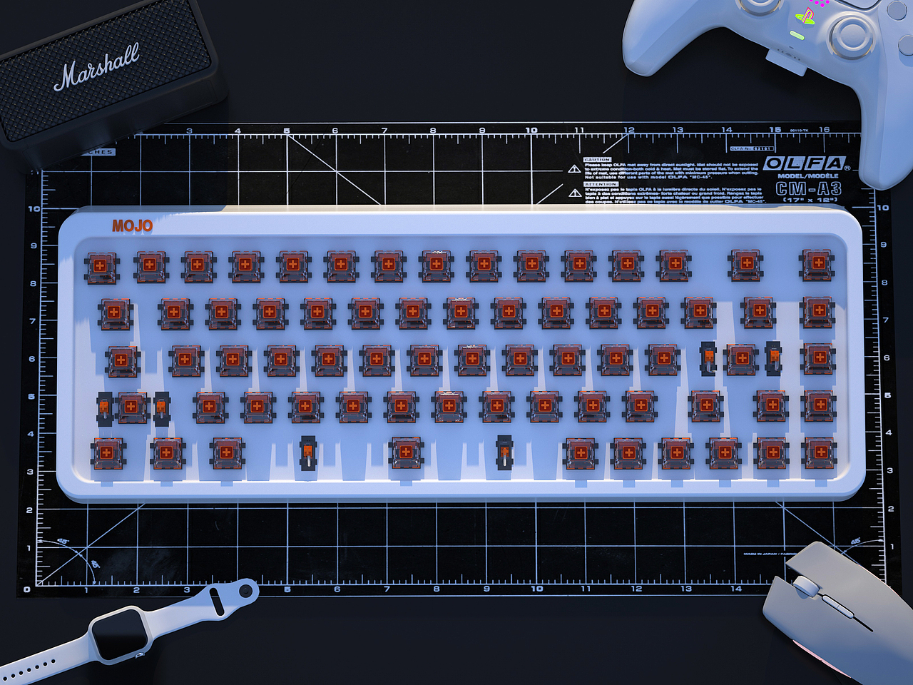 MOJO——机械键盘【OC渲染】_Haodboy-站酷ZCOOL