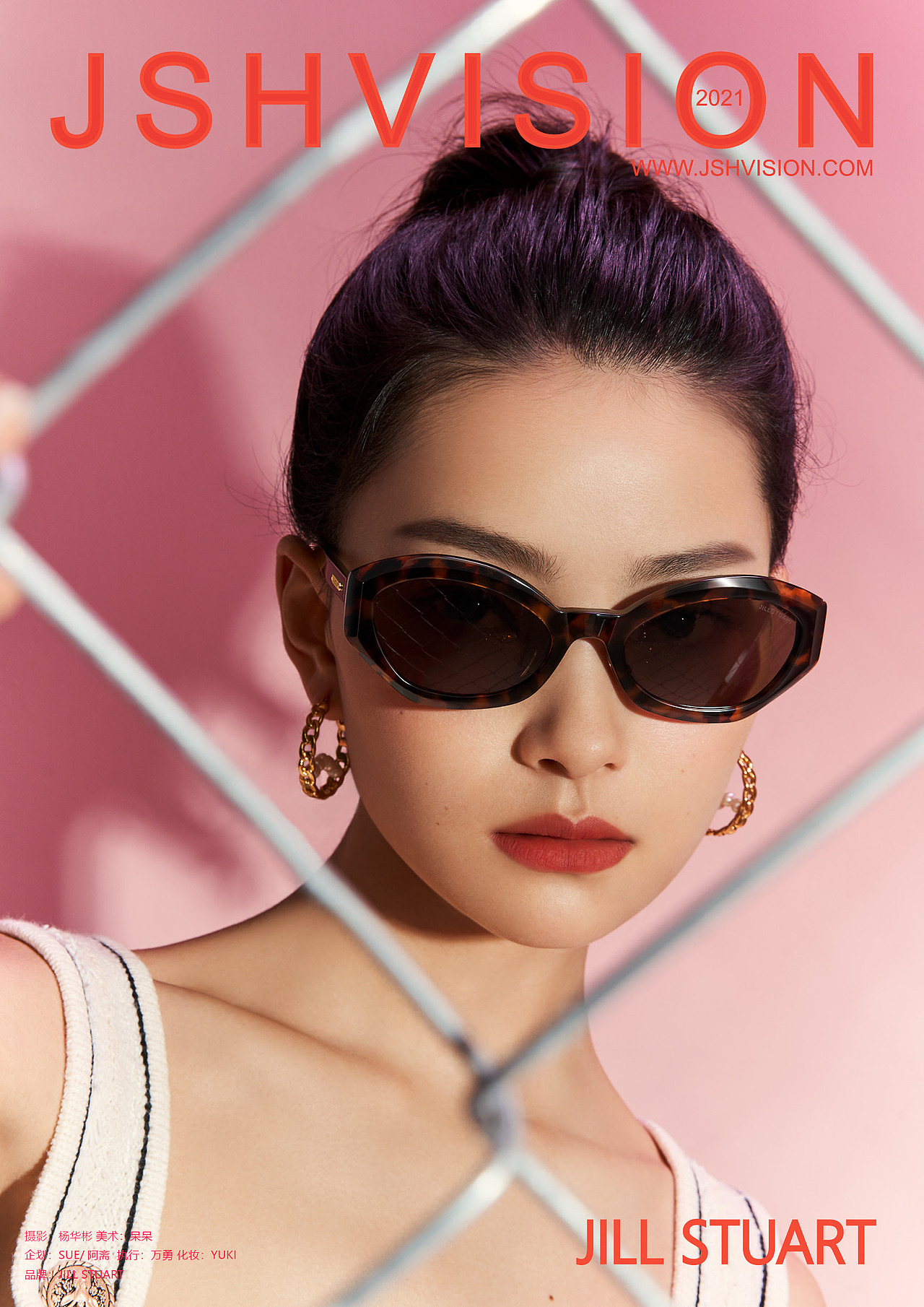JILL STUART眼镜品牌海报案例分享（JL系列 ）_锦上花视觉-站酷ZCOOL