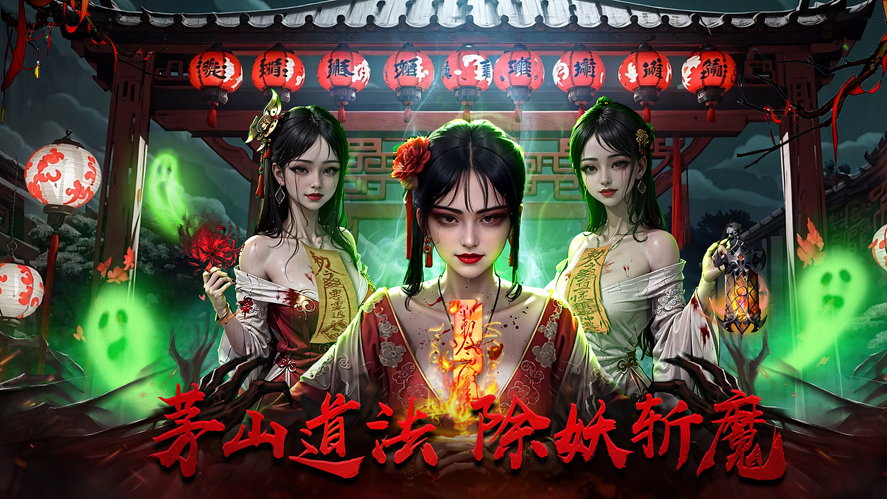 游戏视觉-道士斩妖除魔_AKA光光-站酷ZCOOL