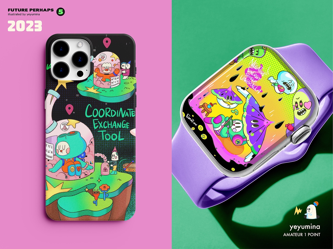 未来也许是这样吧5-春节想抱回家的神器(可爱潮流插画)_夜鱼美娜yeyumina-站酷ZCOOL