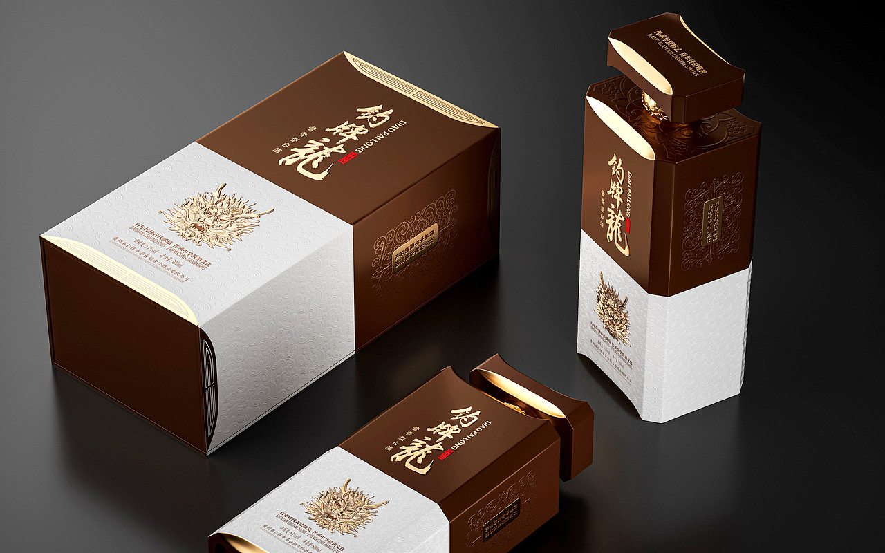 【独特的】白酒类产品渲染案例（二）_Ryan_TBB-站酷ZCOOL