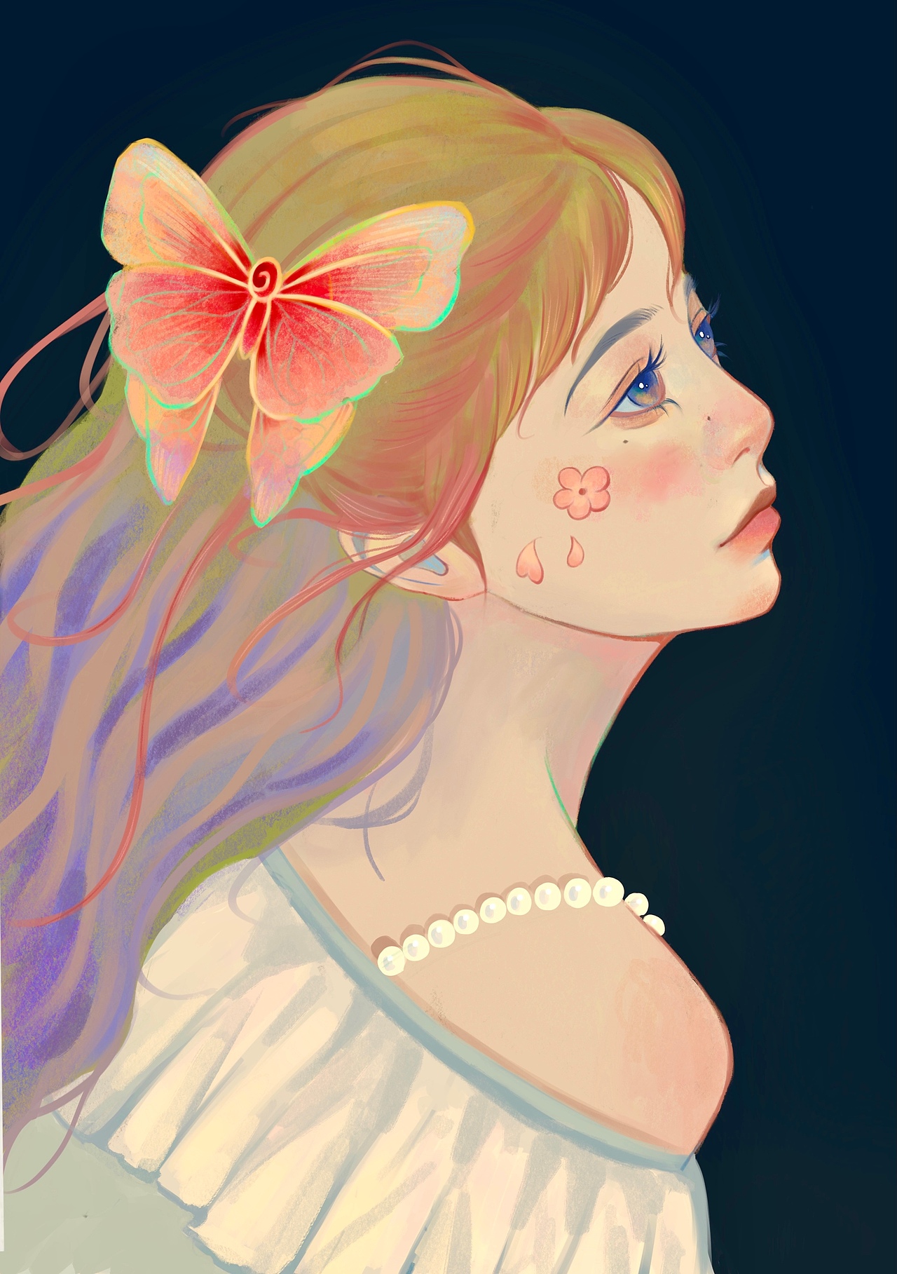 ipad少女插画合集_插画师花溪-站酷ZCOOL