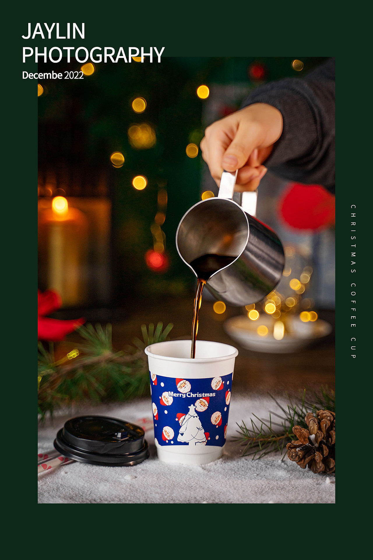 Jaylin｜圣诞节纸杯拍摄_阿宅Jaylin-站酷ZCOOL