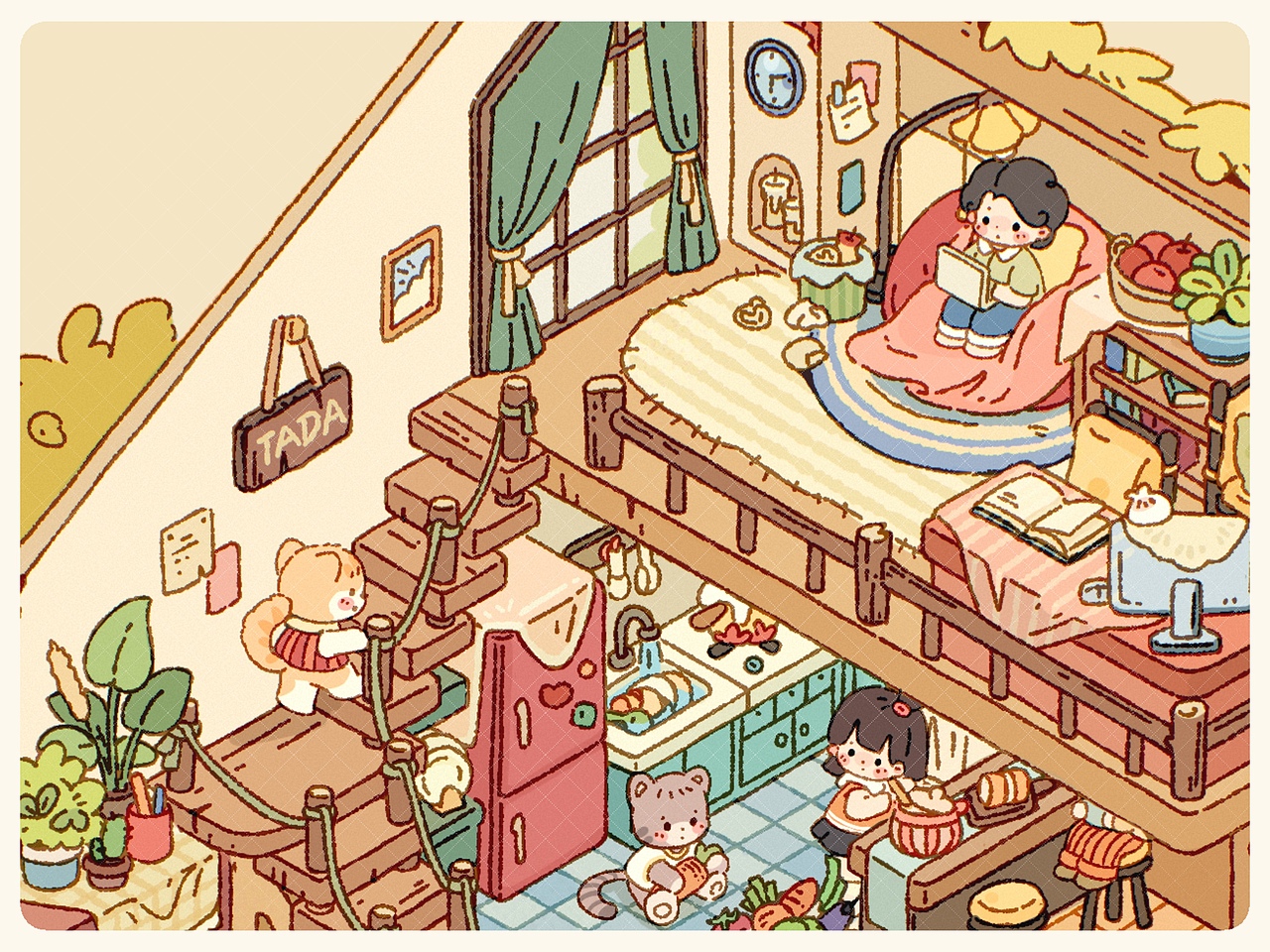 TADA！小屋四季_常安Ann-站酷ZCOOL